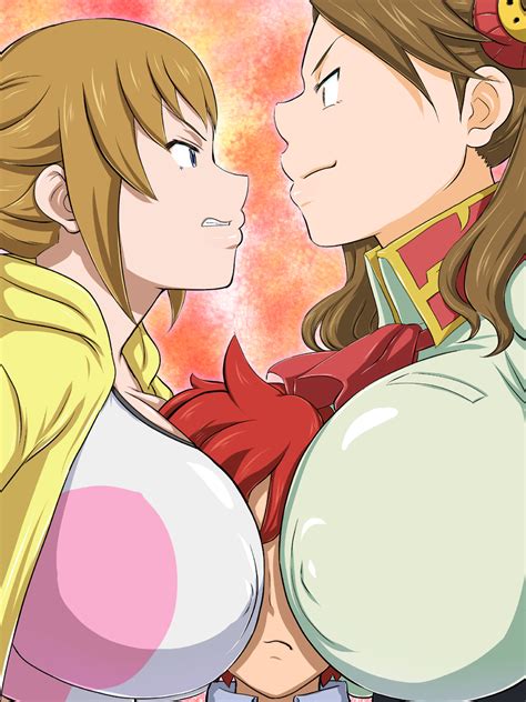 Hoshino Fumina Sazaki Kaoruko And Kamiki Sekai Gundam And 2 More