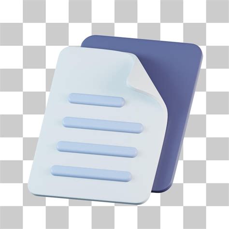 Premium Psd Duplicate Document 3d Icon