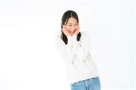 頬に手を添える恥ずかしがる女性の無料写真素材 Id 84809｜ぱくたそ Free Hot Nude Porn Pic Gallery