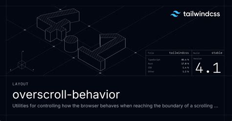 Overscroll Behavior Layout Tailwind Css
