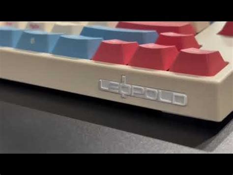 Leopold keyboard from Korea. - YouTube