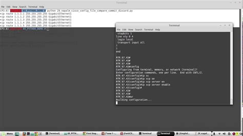 Python Learning Napalm Introduction Cisco Config Management Merge