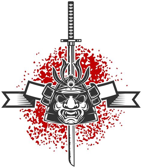 Premium Vector Vector Samurai Sticker