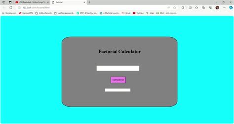 my project factorial of a number using javascript madhu devunuri