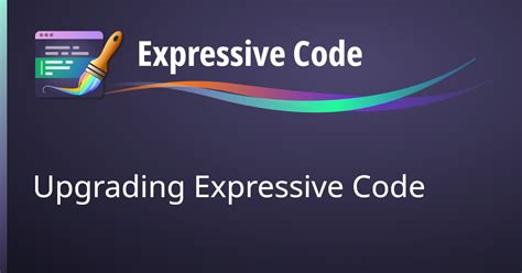 Upgrading Expressive Code Expressive Code