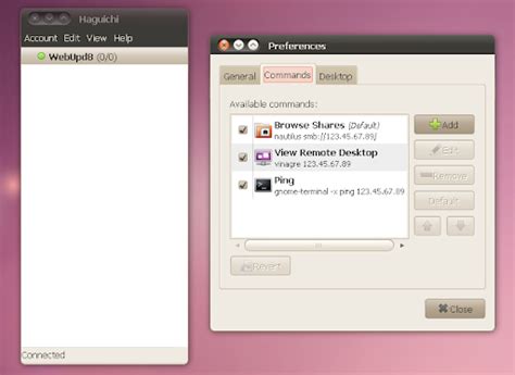 Haguichi Nice Hamachi Gui That Integrates Into The Gnome Desktop ~ Web