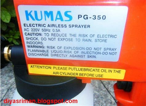 Diy Buat Sendiri Atau Elektrik Spray Gun V A C