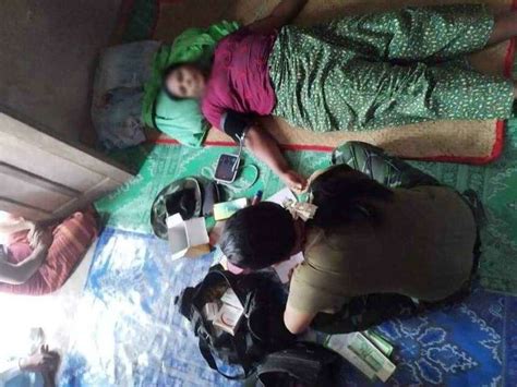 ဂဠုန် စစ်ကြောင်းက ဒေသပြည်သူများကို ကျန်းမာရေး စောင့်ရှောက်မှုများ ပြုလုပ်ပေး Khit Thit Media