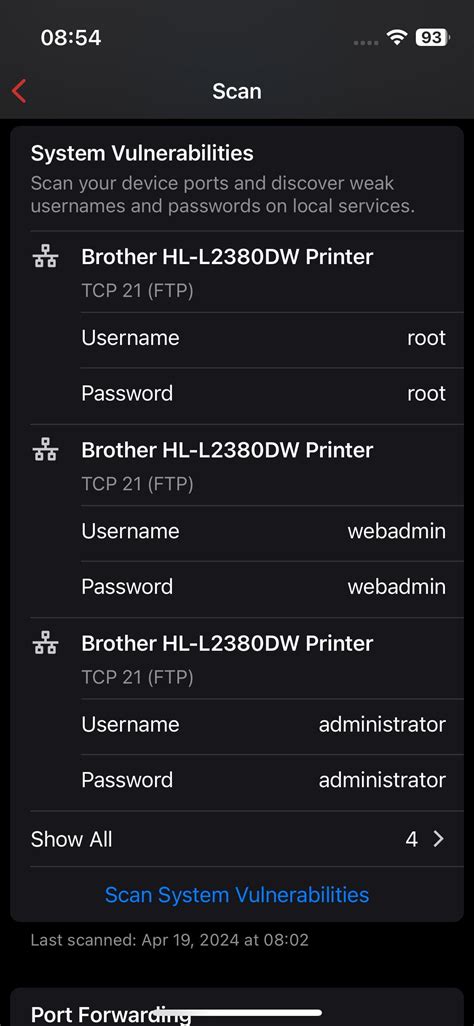 Welp That New System Vulnerability Scan Feature Is Working Rfirewalla