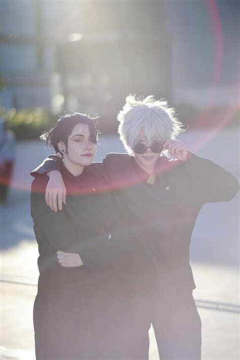 Gojo And Geto Cosplay Jujutsu Kaisen Ig Cytriscos Anime Poses