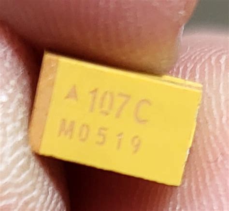 Need Help Identifying A Capacitor Capacitors Digikey Techforum An Electronic Component And