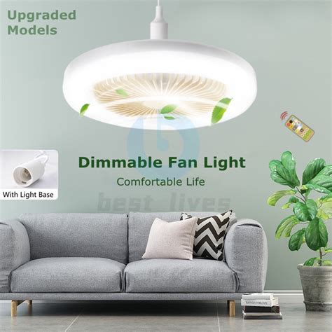 In Led Ceiling Fan With Light Bedroom E Ceiling Fan With Remote Control Silent Ceiling Fan