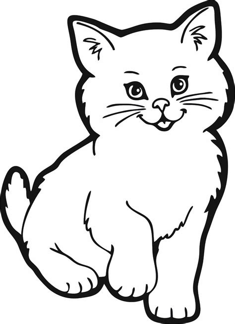 Трафарет Кошка №3 Производим развивающие наборы и трафареты для цветного песка