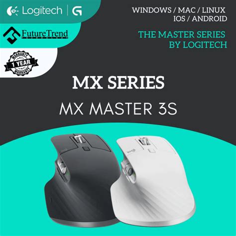 Logitech Mx Series Mx Master 3s Performance Wireless Mouse Lazada
