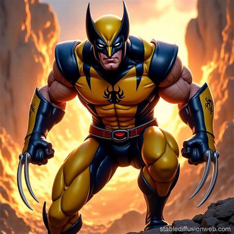 Wolverine Character Stable Diffusion Online Wolverine Character Stable Diffusion Online