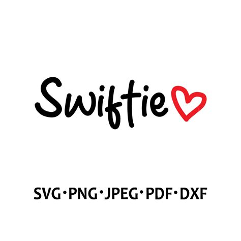 Swiftie Digital File Svg Png Pdf Cricut Silhouette Etsy