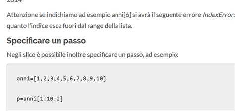 Lo Slicing In Python Come Creare Le Sottoliste In Python