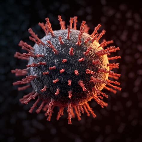 Premium Ai Image Virus Concept