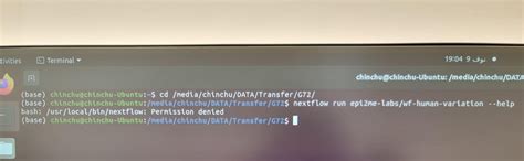 nextflow bash usr local bin nextflow permission denied ask for