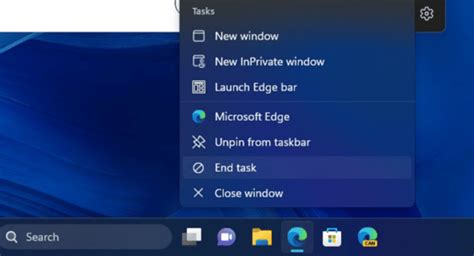 Windows 11 Taskbar Might Be Getting A Useful End Task Option