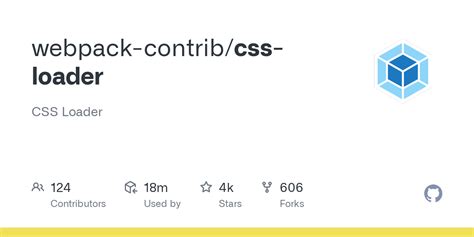 Css Loader At Master Webpack Contrib Css Loader GitHub
