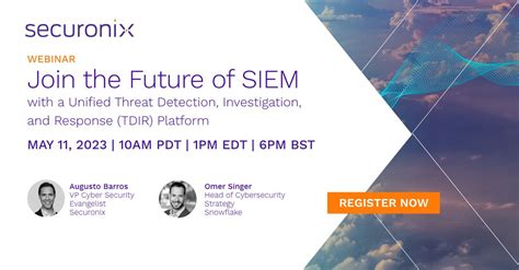 Securonix On Linkedin Join The Future Of Siem With A Unified Threat Detection Investigation…
