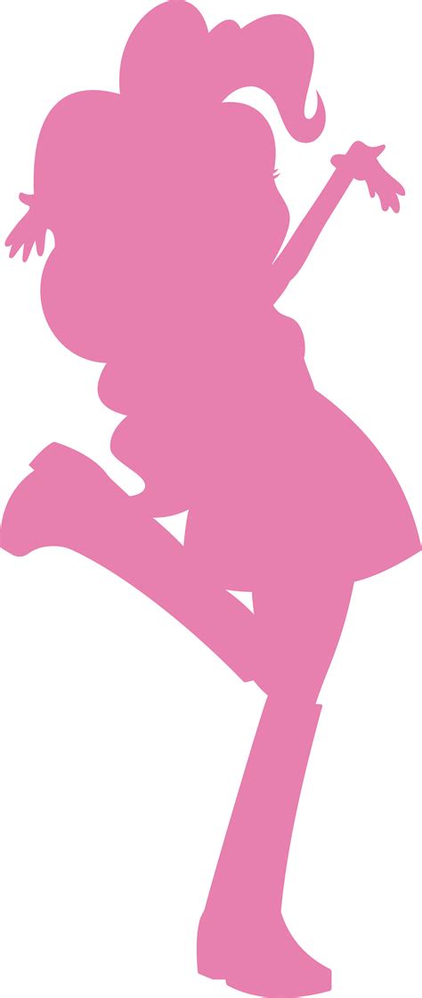 Pinkie Pie Equestria Girls Silhouette By Acewissle On Deviantart