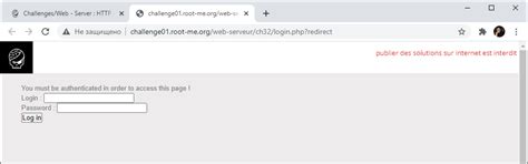 CTF Improper Redirect Internet Lab Ru