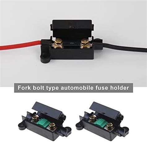 2pcs Midi Fuse Holders And 2pcs 40amp Midi Fuses For Cars Trucks Construction Vehicles