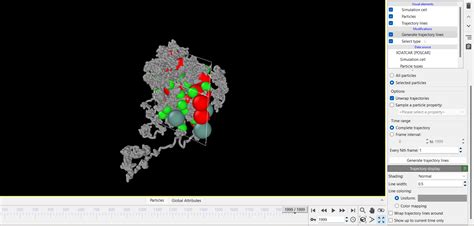 Particle Selection Before Generate Trajectory Lines Forum Ovito Open Visualization Tool