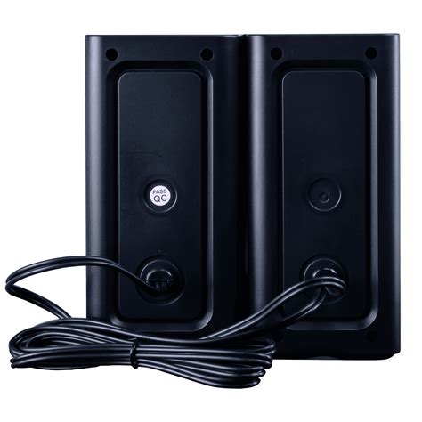 Periphio Auxia Desktop Computer Speakers Touch Rgb Bluetooth Audio