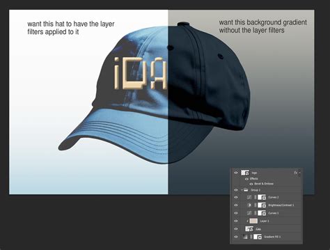 Is It Possible To Have Layer Filters Only Apply To A Singular Smart Object Without Affecting