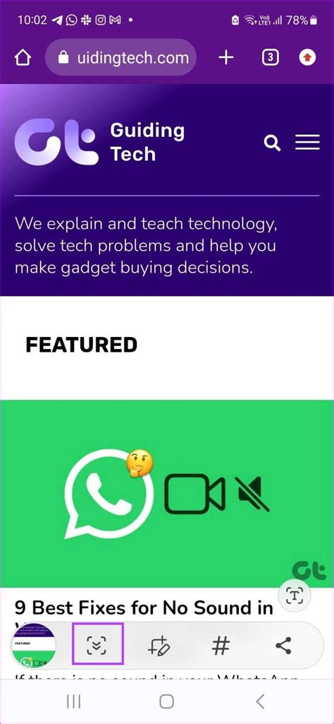 How To Take Scrolling Long Screenshots On Android Guiding Tech