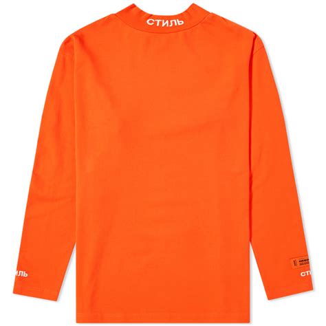 Heron Preston Long Sleeve Ctnmb Turtle Neck Tee Heron Preston