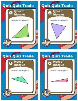 Quiz Quiz Trade Types Of Triangles By Tasha S Treats TPT