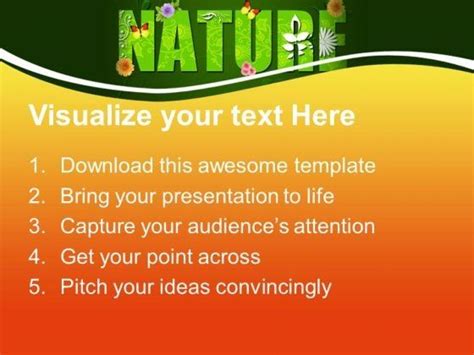 Green Nature Environment PowerPoint Templates And PowerPoint Themes