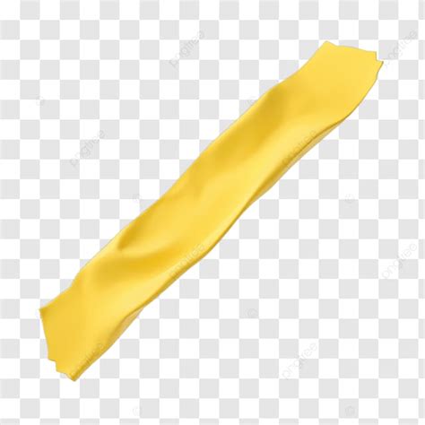 Long Yellow Ribbons Flutter Yellow Ribbon Fluttering Beauty Png