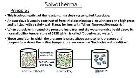 Solvothermal Method Mithibai College Msc Part 1 Pradeep Jaiswal Pptx