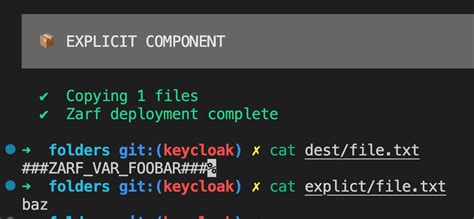 Zarf Does Not Template Files When In A Folder Of The `files` Noun · Issue 1617 · Zarf Devzarf