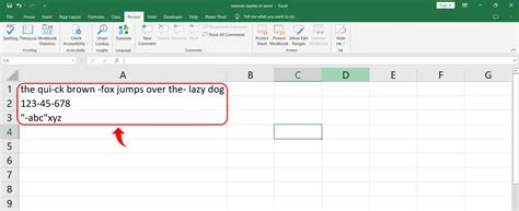 how to remove dashes in excel spreadcheaters