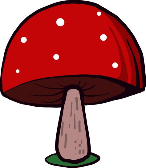 Red Mushroom Illustration Vector On White Background 13559526 Vector