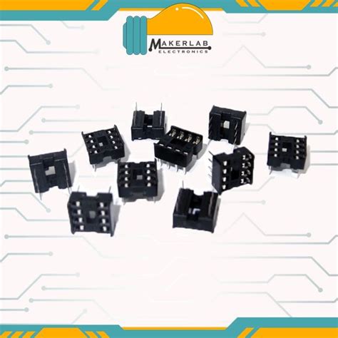 8 Pin Dip Ic Socket Pack Of 10 Lazada Ph