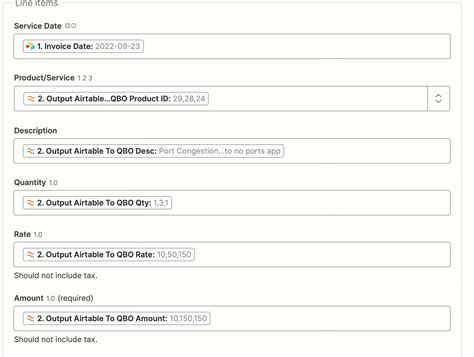 Line Item Amount Error Despite Using Formatter Tool To Create Line Item