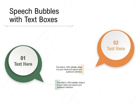 Speech Bubbles With Text Boxes Ppt PowerPoint Presentation Infographics Des