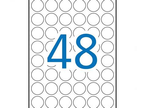 Etiquetas Blancas Permanentes Redondo Mm Paper Gr Fic Menorca