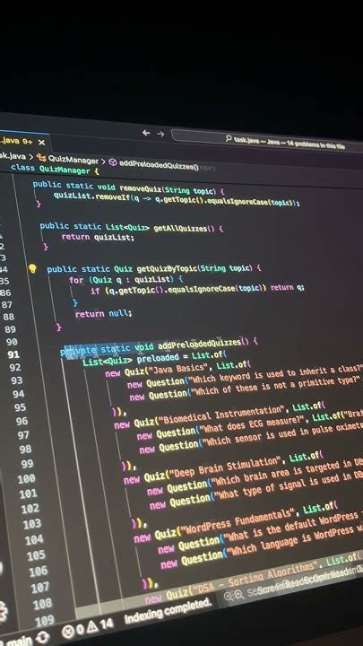 day 186 java project online quiz application 200daysofcode leetcode java coding youtube