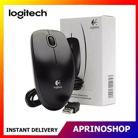 Jual Mouse Logitech B100 Original Kabel Mouse Cable Logitech Kab Tangerang Aprinoshop