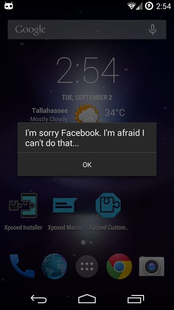 Mod Xposed Custom App Not Responding Crash Dialog Text And Sound