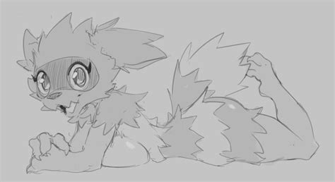 Rule 34 Anthro Breasts Butt Cooliehigh Furry Furry Only Hidden Nipples Laying On Stomach Nude