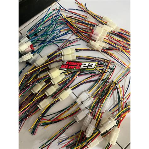 Jual Socket Sambungan 2 Pin 3 Pin 4 Pin 6 Pin Soket Sambungan Kabel Set